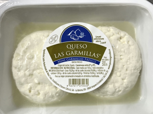 QUESO FRESO MINI GARMILLAS - Quesos Las Garmillas